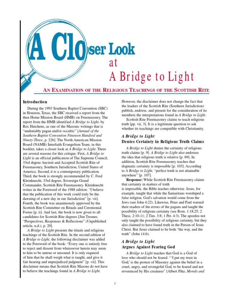 Bridge To Light | PDF | Trinity | God