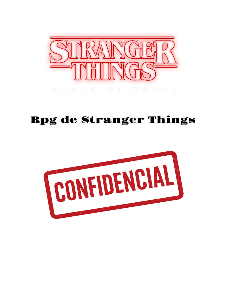 RPG de Stranger Things | PDF | Cidade | Matéria