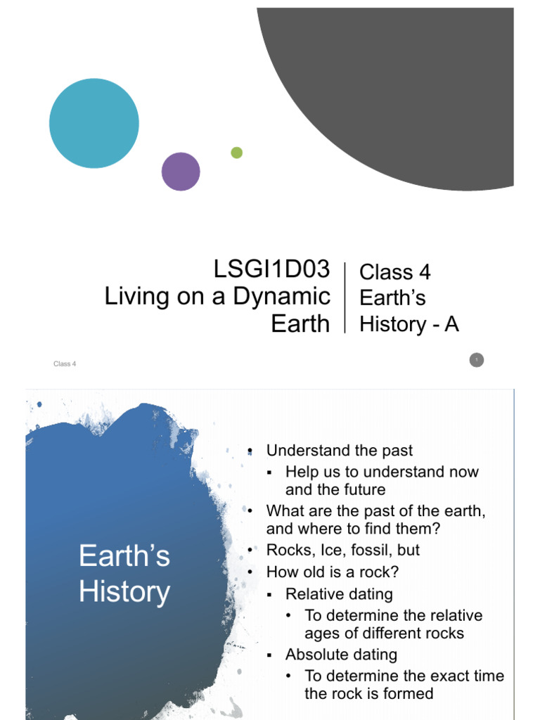 Earth History: Dating Rocks and Fossils | PDF | Geology | Isotope