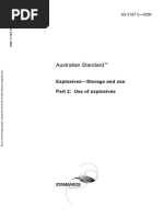 As 2187.1-1998 Explosives - Storage Transport and Use Storage | PDF ...
