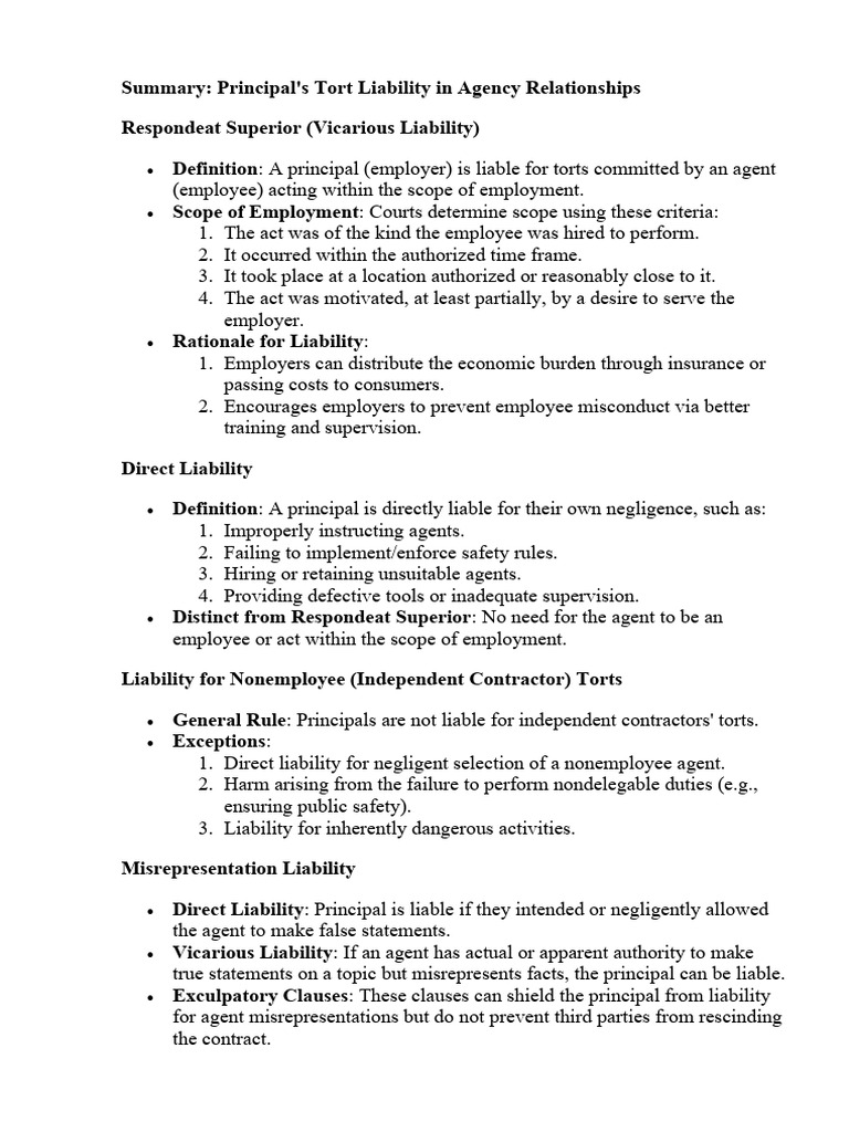 101799 Part 8 Agency Law Chapter 36 Third Party Relations of the ...