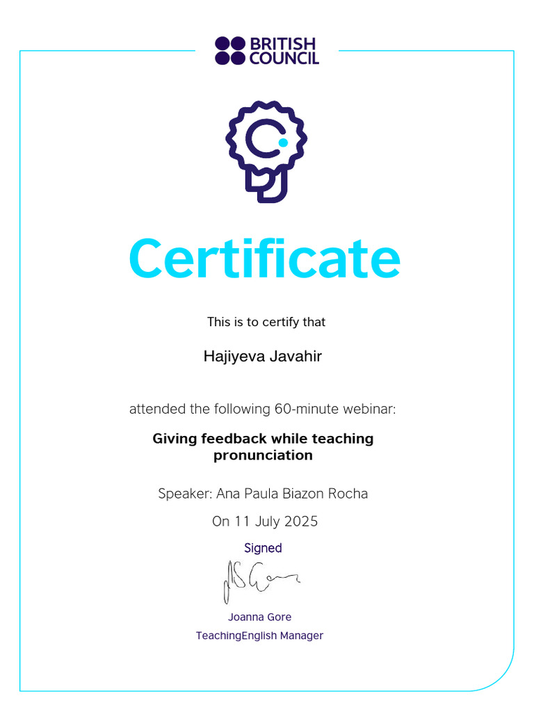 2025 Certificate 2 | PDF