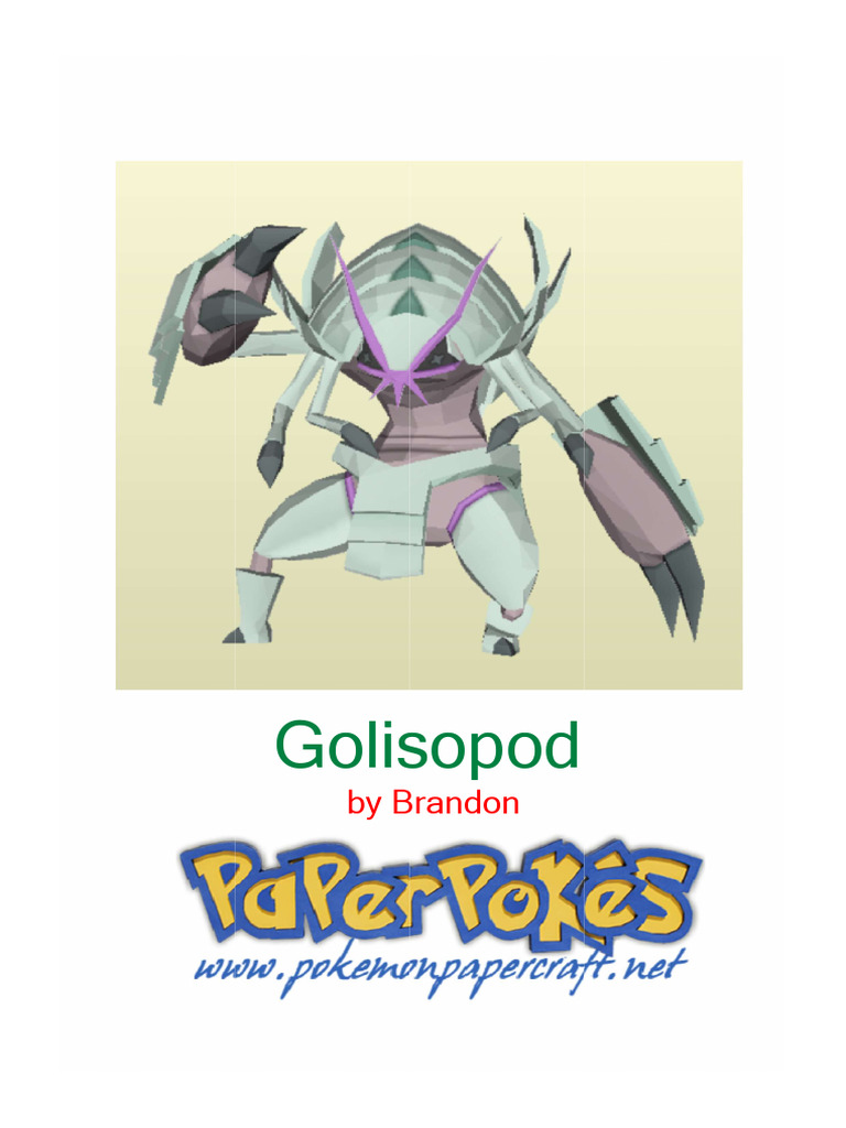 Golisopod A4 Lineless | PDF