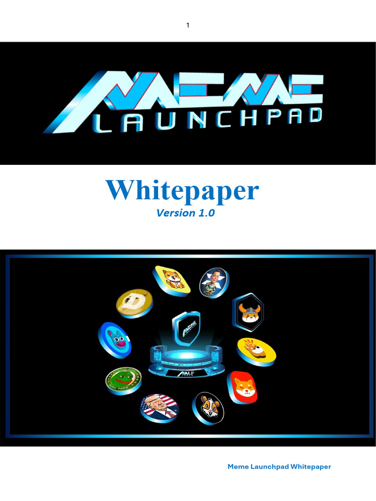 MEME.LAUNCHPAD.WHITEPAPER | PDF | Cryptocurrency | Cash