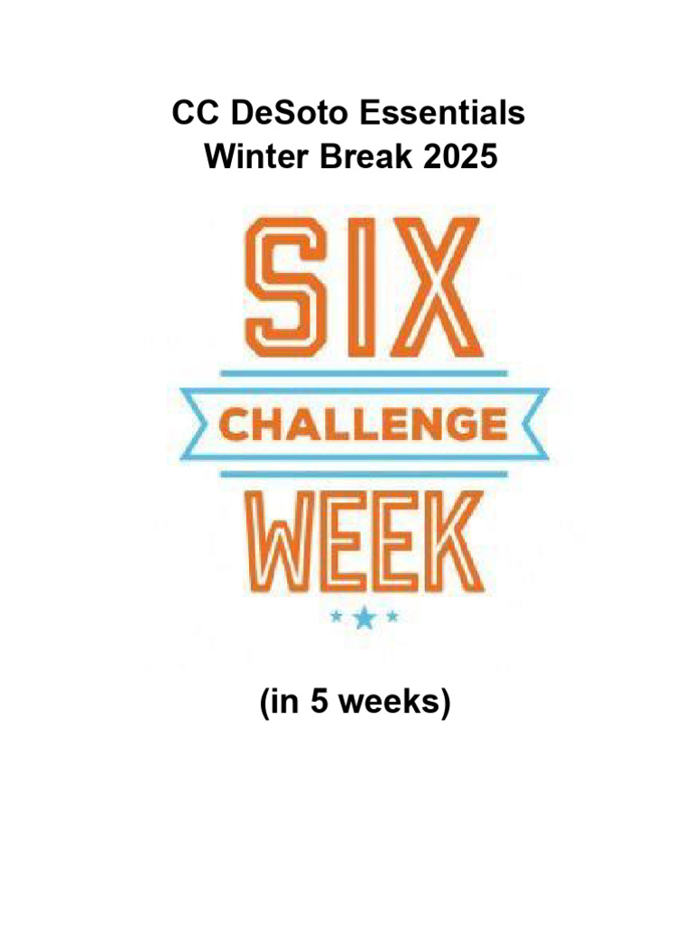 Winter Break Challenge 2025 | PDF