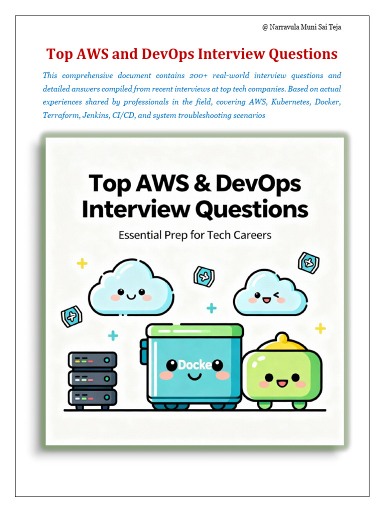 AWS DevOps Interview Questions Guide | PDF | Domain Name System ...