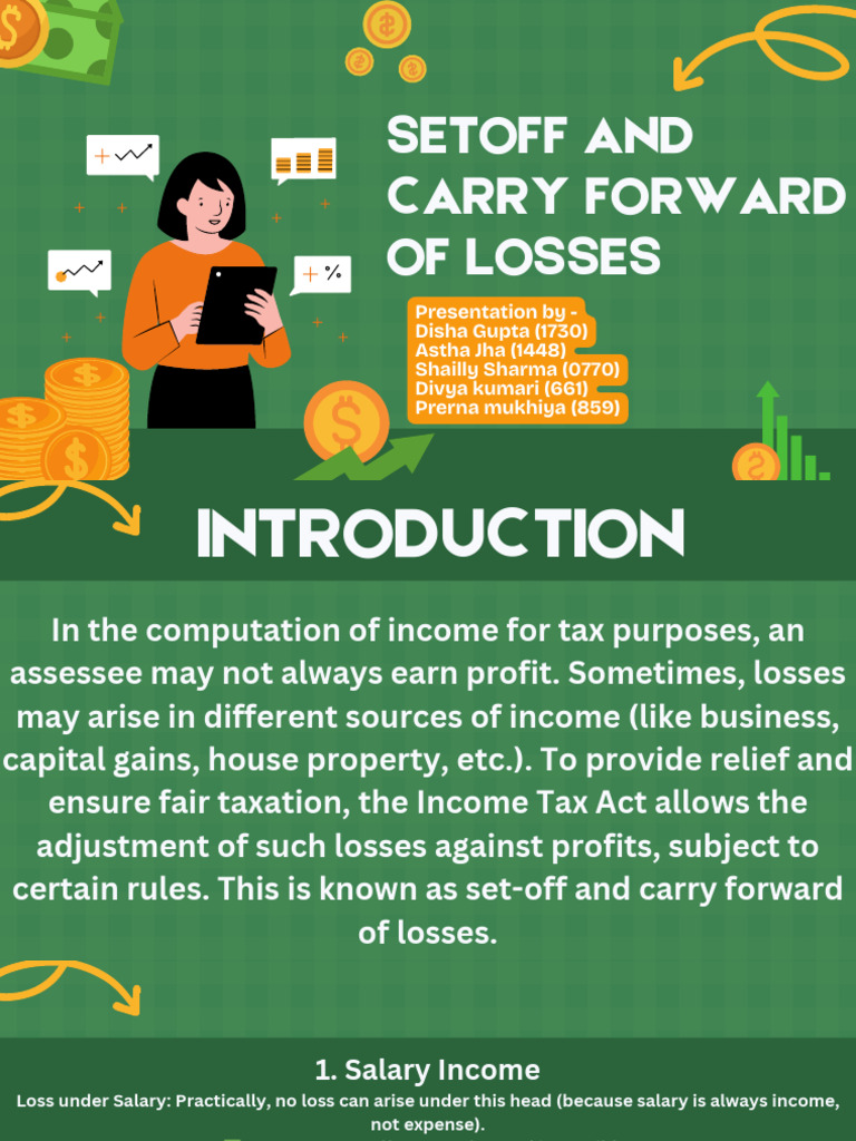 Set-Off and Carry Forward of Losses | PDF | Capital Gains Tax | Income