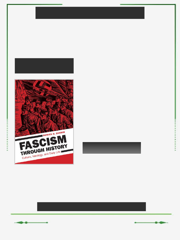 Fascism through History 2 volumes Culture Ideology and Daily Life ...