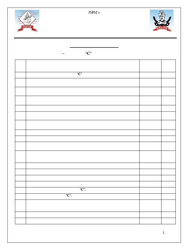 PIC Question Bank 23 - 24 | PDF | Pointer (Computer Programming ...