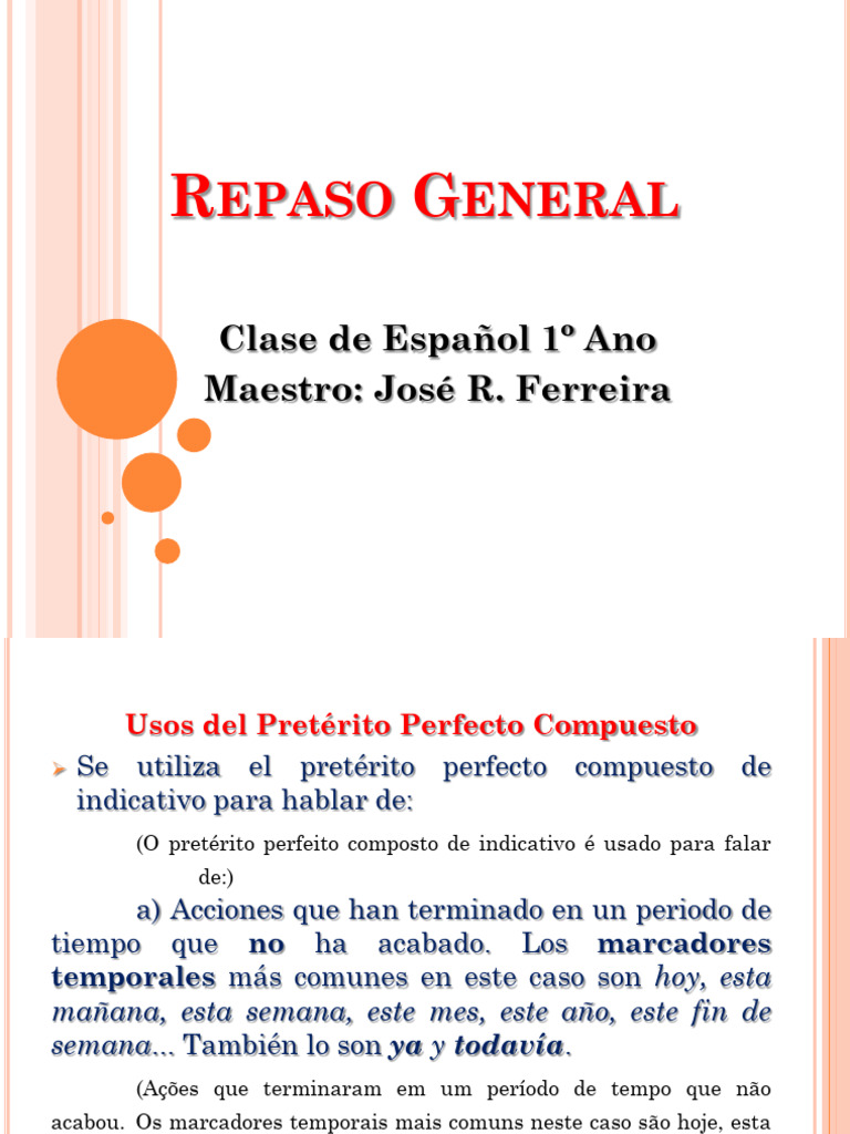 Repaso General | PDF | Semántica | Morfología Lingüística
