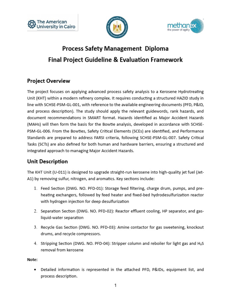 Final Project Guideline & Evaluation Framework - Students | PDF | Safety