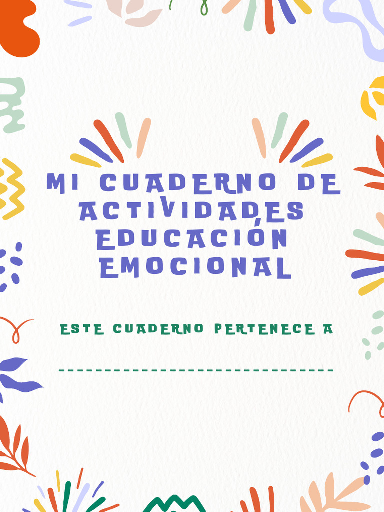 Actividades de Educación Emocional | PDF