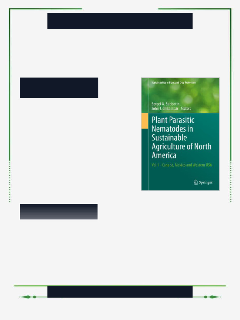 Plant Parasitic Nematodes in Sustainable Agriculture of North America ...