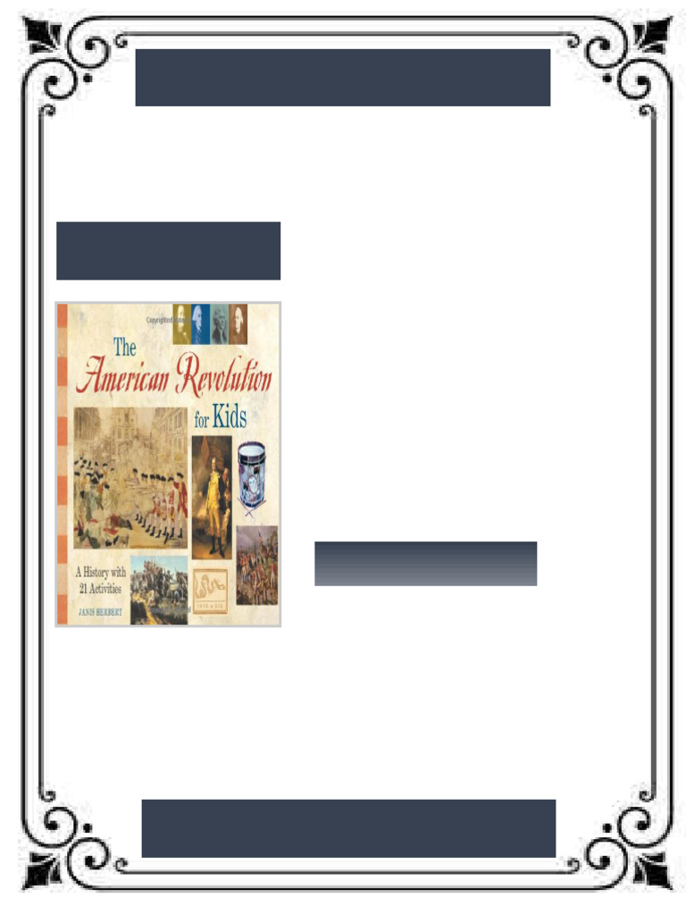 The American Revolution for Kids A History with 21 Activities For Kids ...