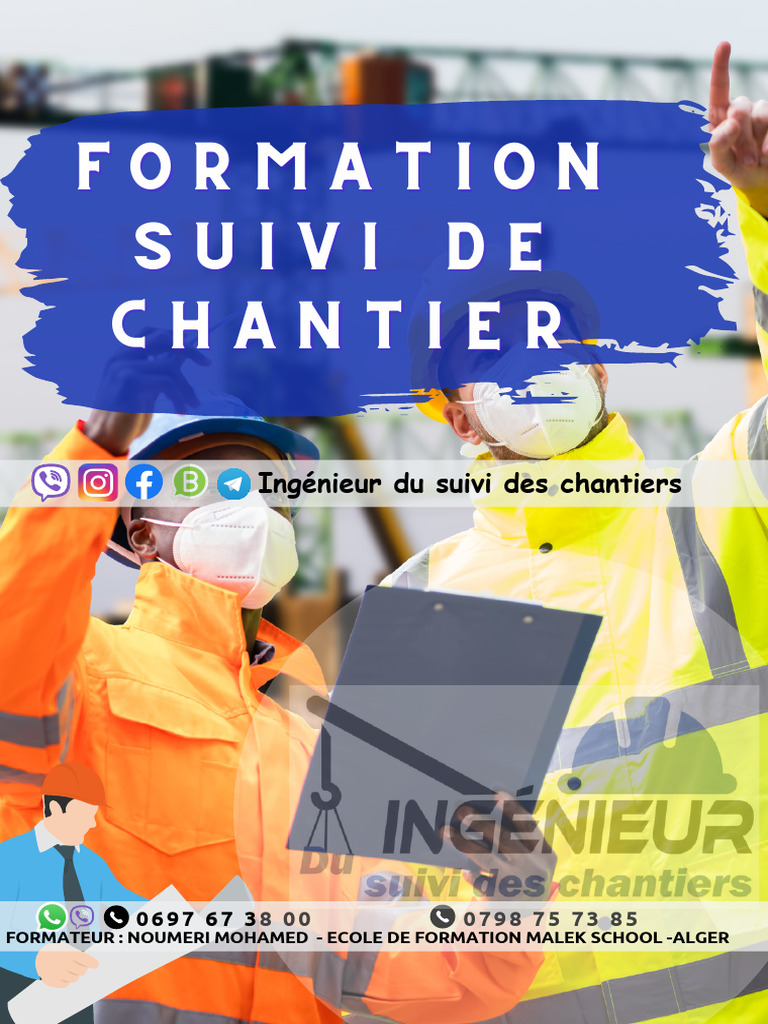 Formation Ingénieur Suivi de Chantiers | PDF