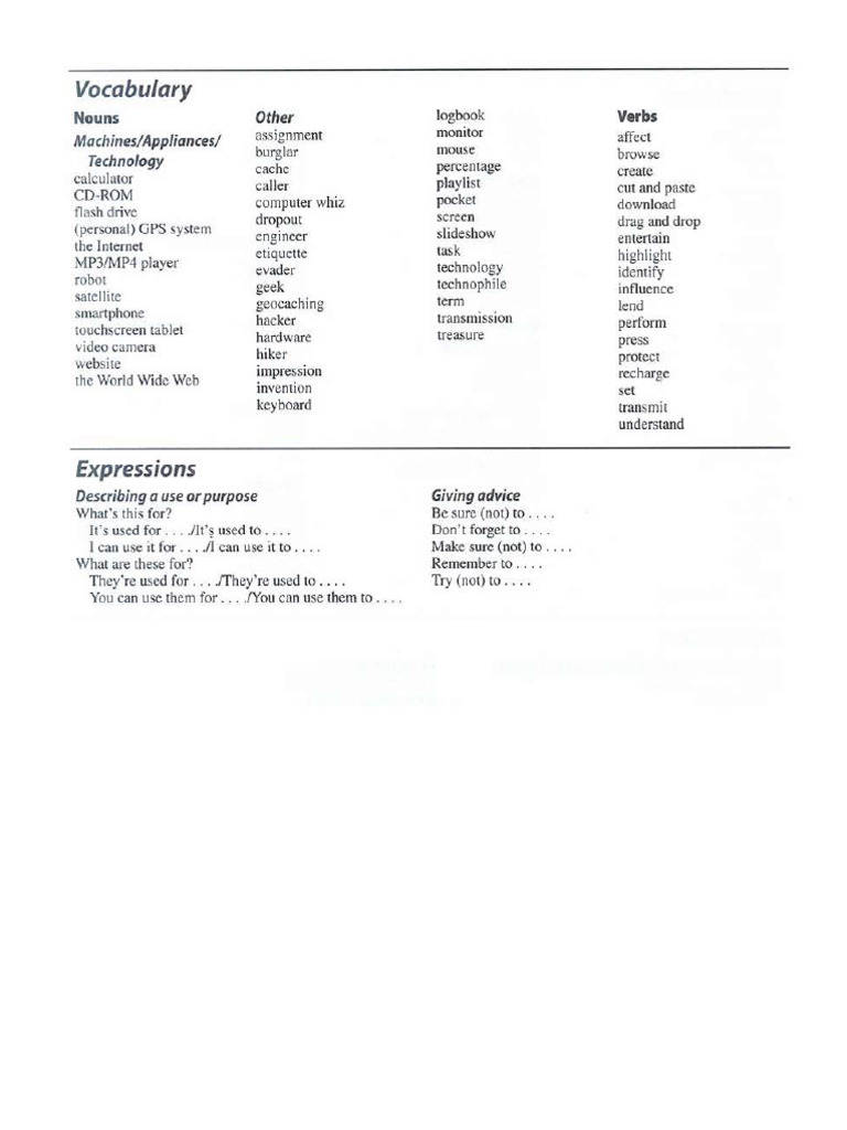 Vocabulary Week # 7 | PDF
