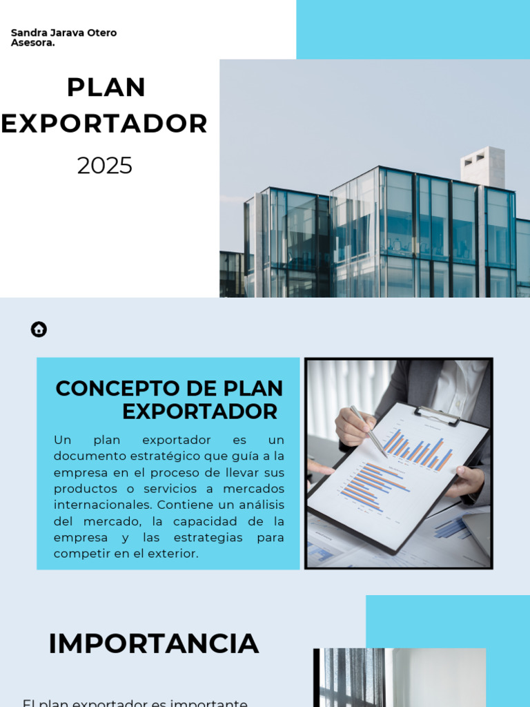 Plan Exportador 2025 Estrategias Clave Pdf Mercado Economía