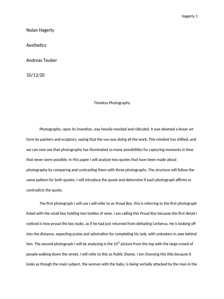Paper 1, Photography | PDF | Photograph