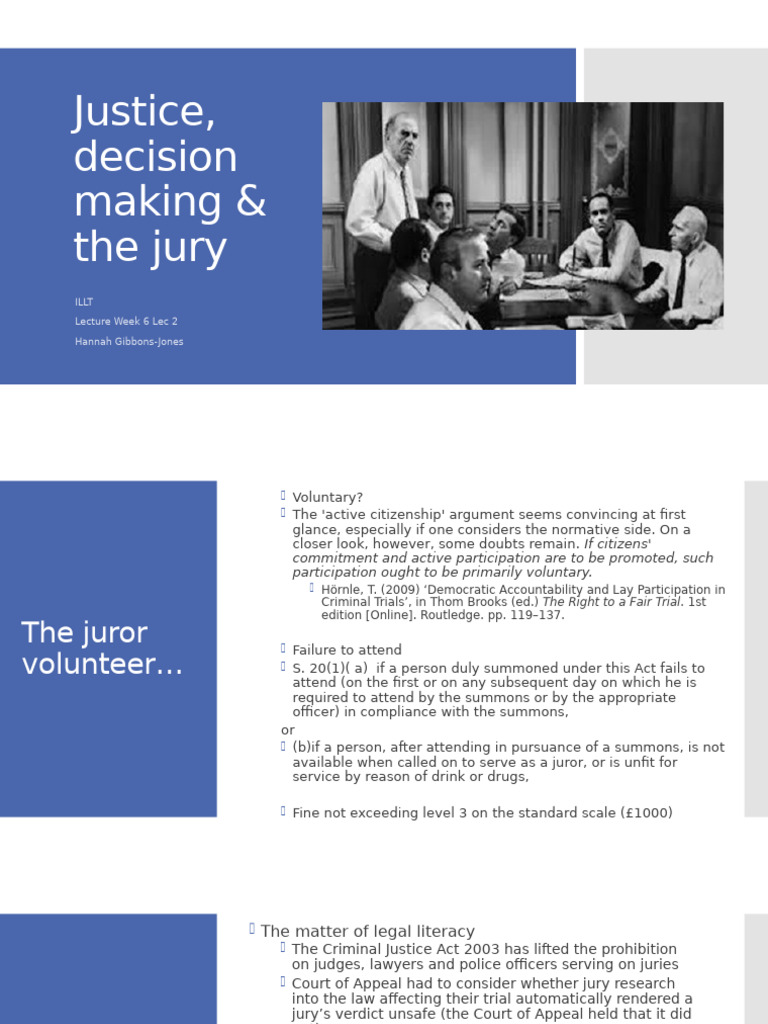 Jury Decision-Making in Criminal Trials | PDF | Acquittal | Jury Trial