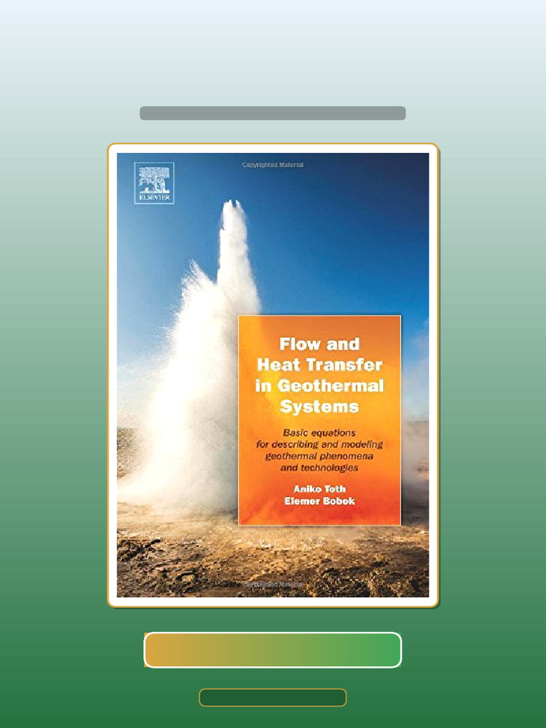 Flow and Heat Transfer in Geothermal Systems Basic Equations for ...