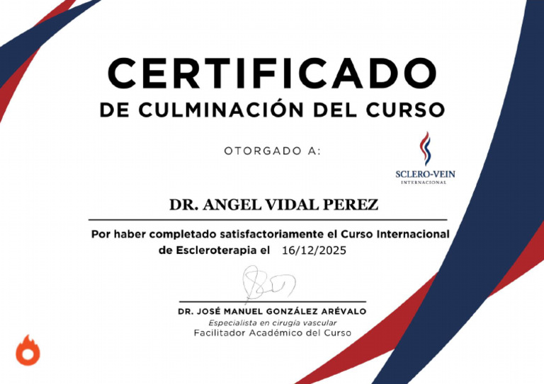 Certificado Esclero | PDF