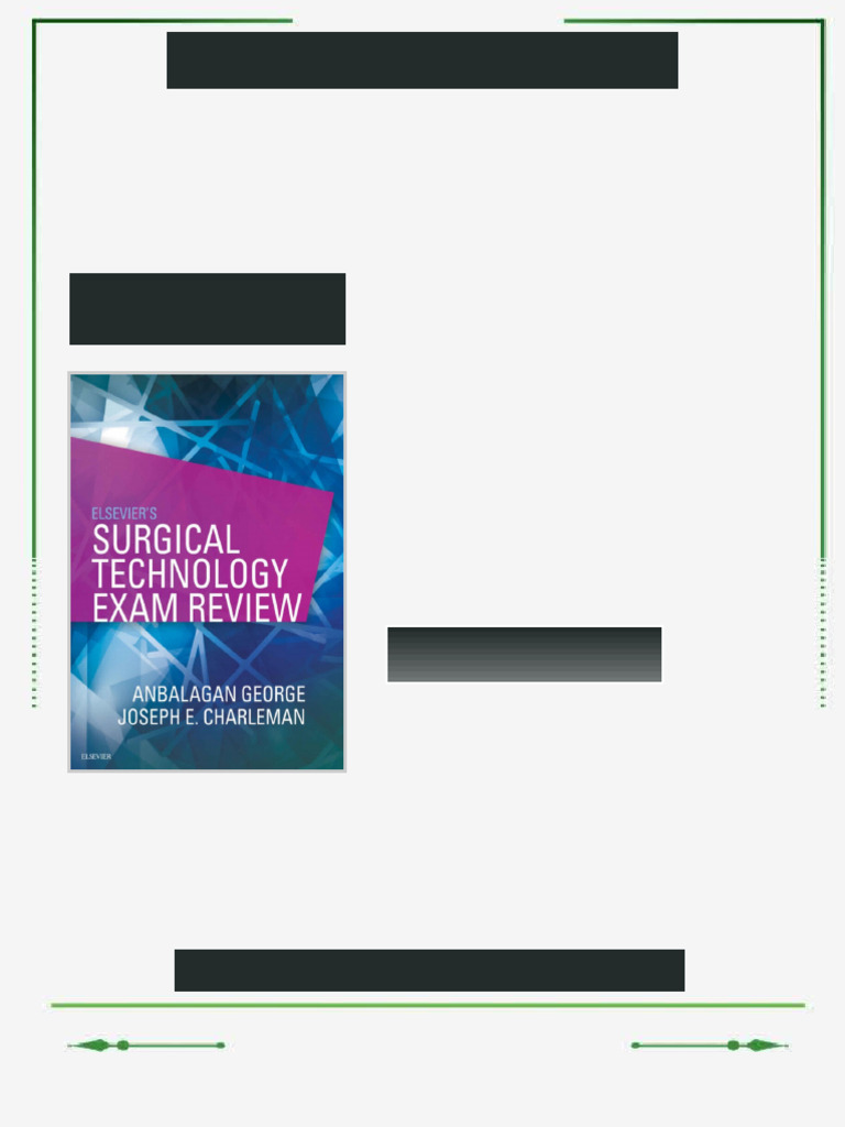 Elsevier's Surgical Technology Exam Review Anbalagan George | PDF