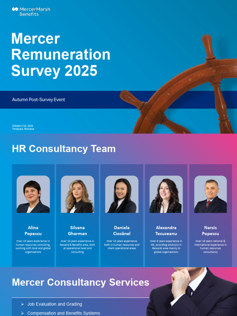 Mercer 2025 Remuneration Survey Insights | PDF | Employment | Equal Pay ...