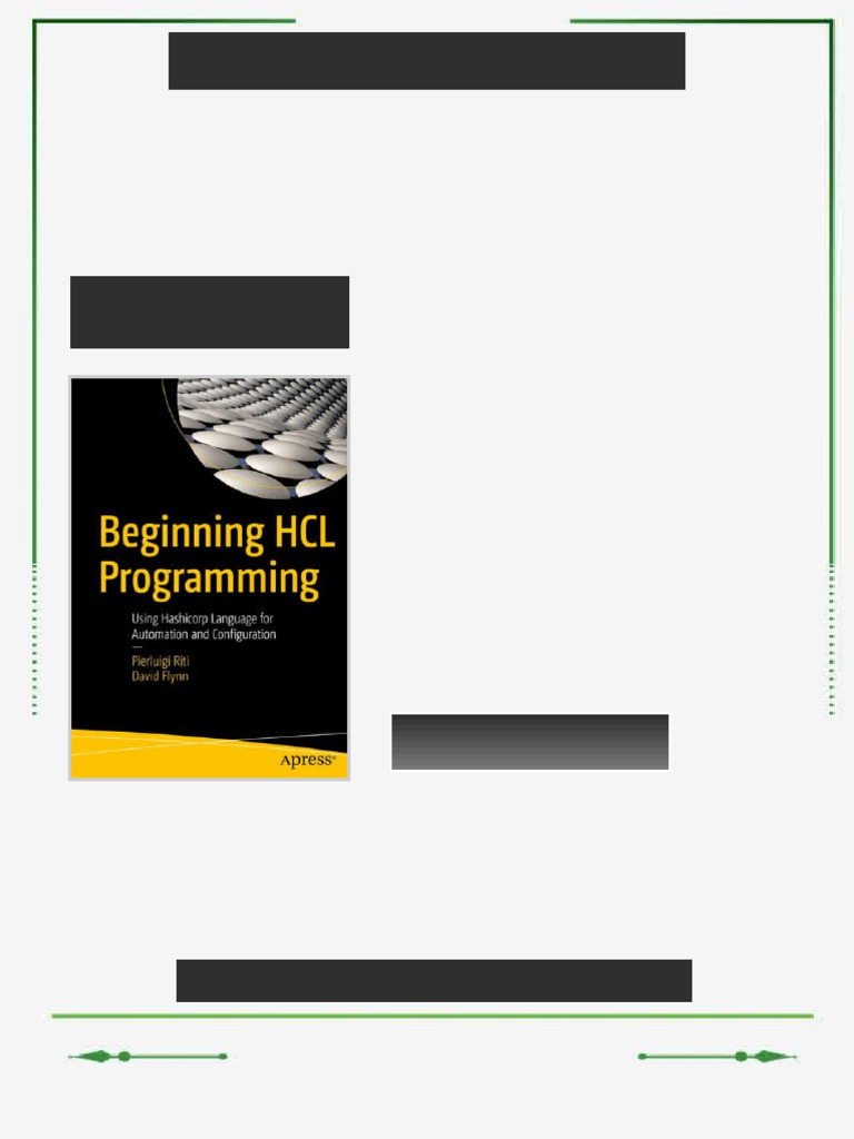 Beginning HCL Programming Using Hashicorp Language for Automation and ...