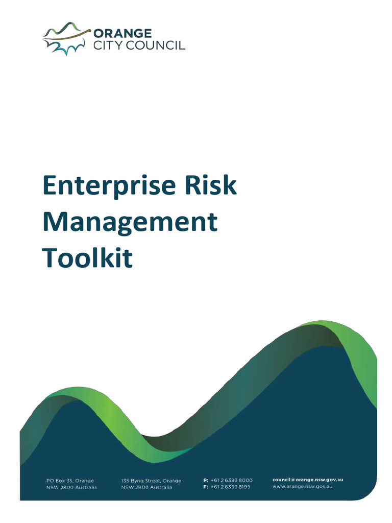 Orange City Council Risk Management Toolkit | PDF | Risk | Risk Management