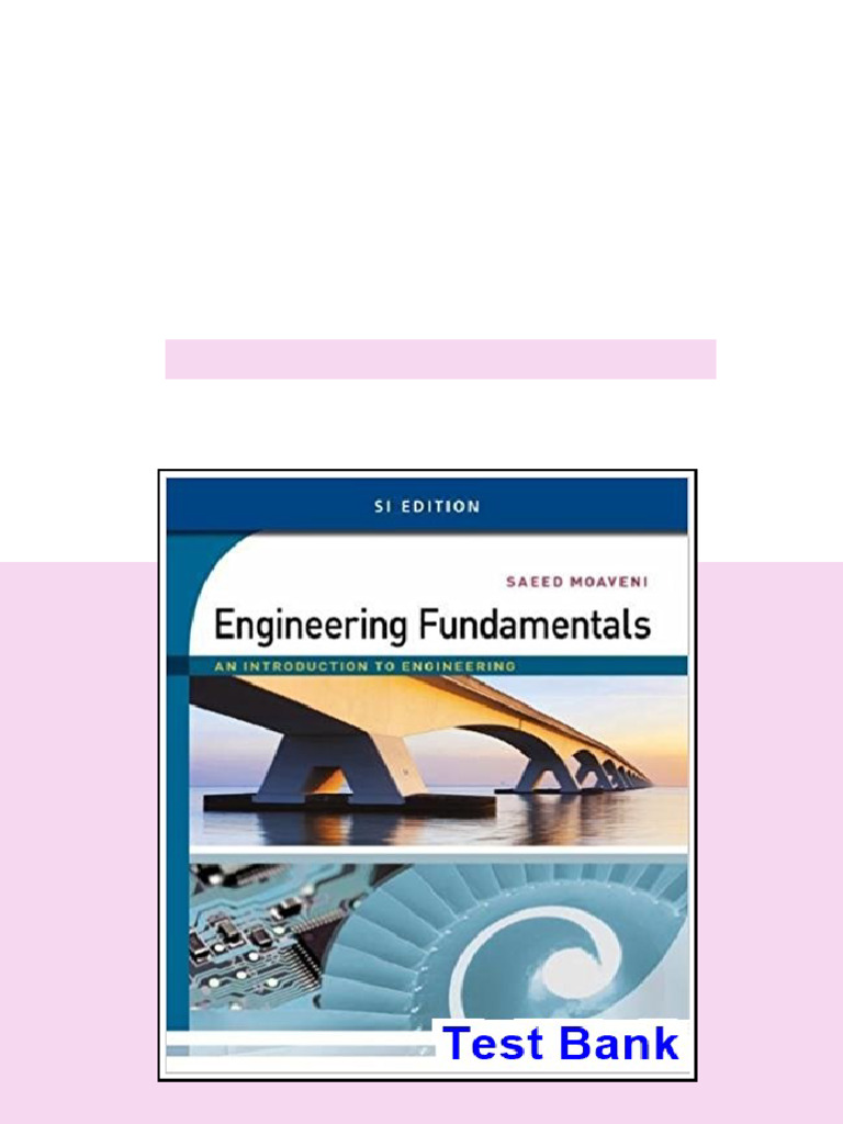 Engineering Fundamentals An Introduction to Engineering SI Edition 5th ...