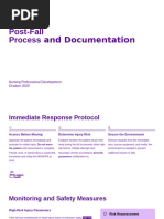 Post-Fall Huddle Facilitation Guide | PDF | Patient | Nursing