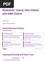 Restraint Monitoring and Documentation Guide | PDF