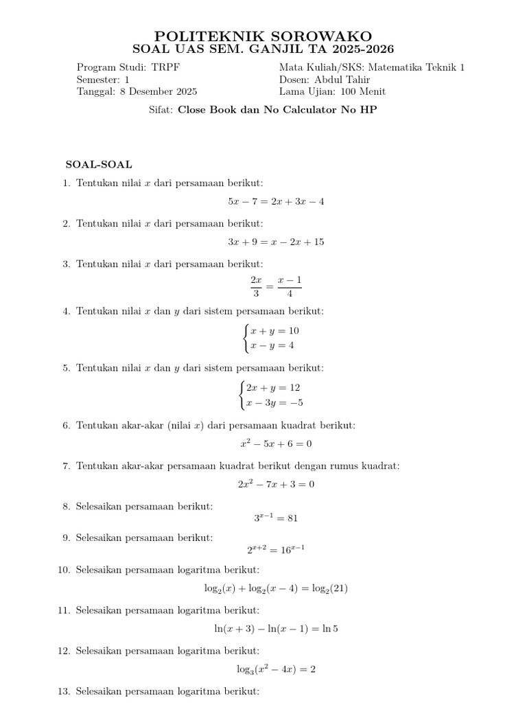 UAS_MATEMATIKA_GANJIL_20205 (1) | PDF