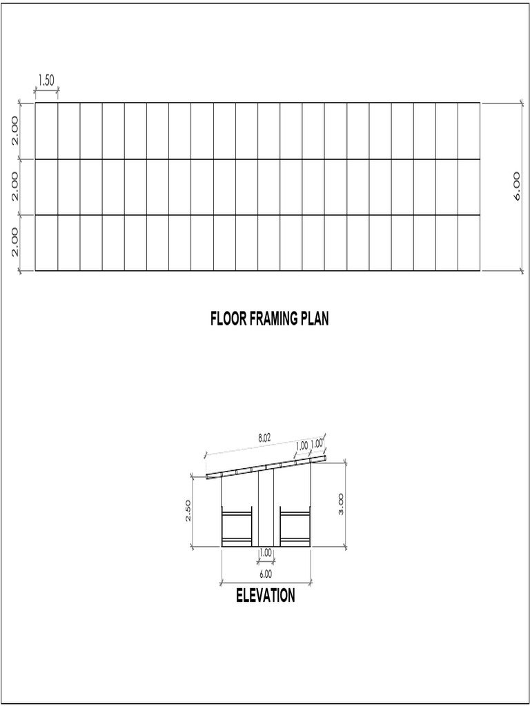 Floor Framing and Elevation Plan | PDF
