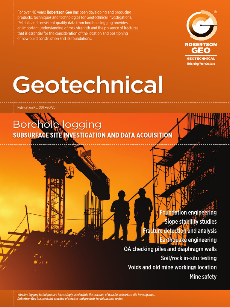 Robertson Geo Brochure | PDF | Geotechnical Engineering | Waves