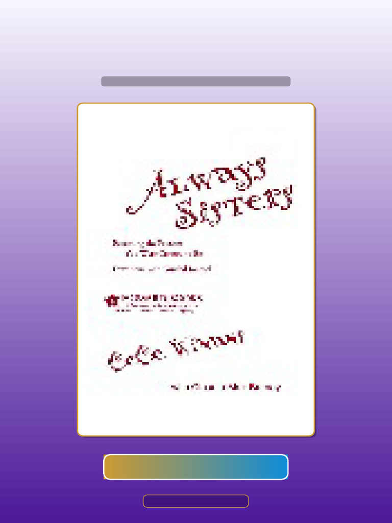 Test Bank for Always Sisters Becoming the Princess You Were Created to ...