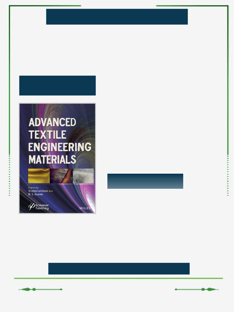 Advanced textile engineering materials First Edition Butola eBook ...