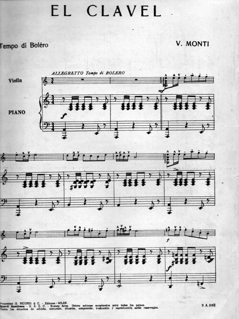 El Clavel Piano Gris | PDF