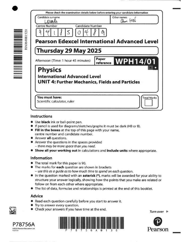 Phy 4 | PDF