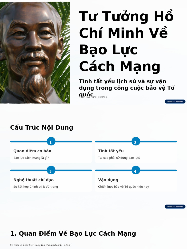 Tu Tuong Ho Chi Minh Ve Bao Luc Cach Mang | PDF