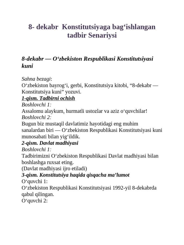 8 - Dekabr Kons-WPS Office | PDF