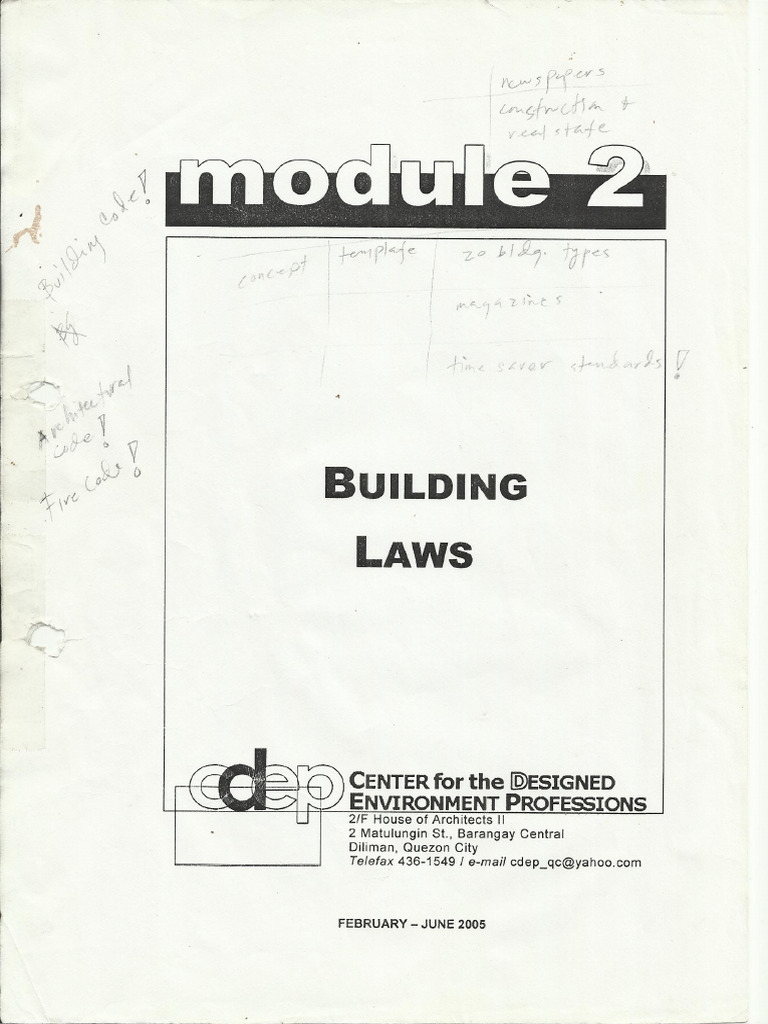 Module - Building Laws | PDF