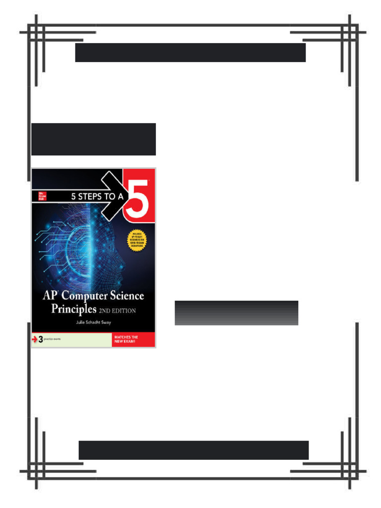 5 Steps to a 5: AP Computer Science Principles, 2nd Edition Julie ...