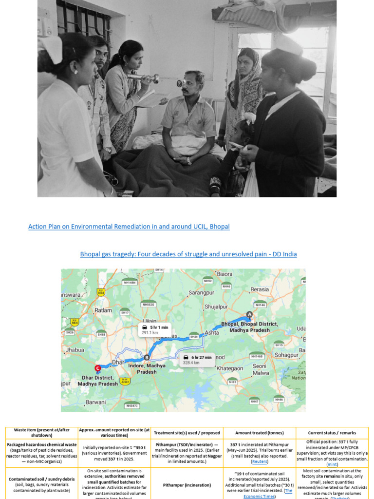 Bhopal UCIL 1984 MIC Gas Leak Tragedy | PDF | Environmental Remediation ...