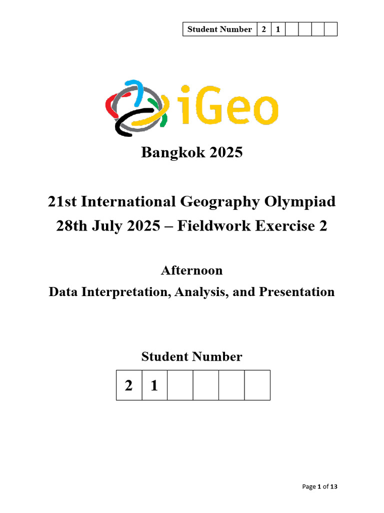 2025 FWE Student Booklet 2 | PDF | Map