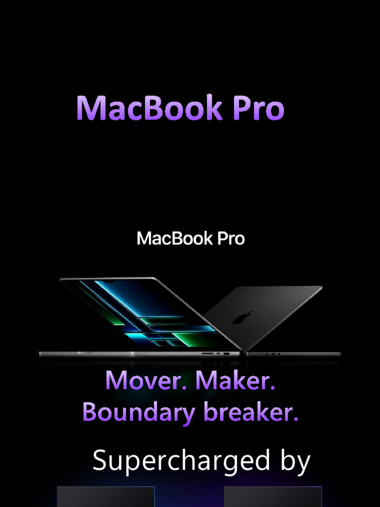 MacBook Pro M2 Pro & Max Specs Overview | PDF