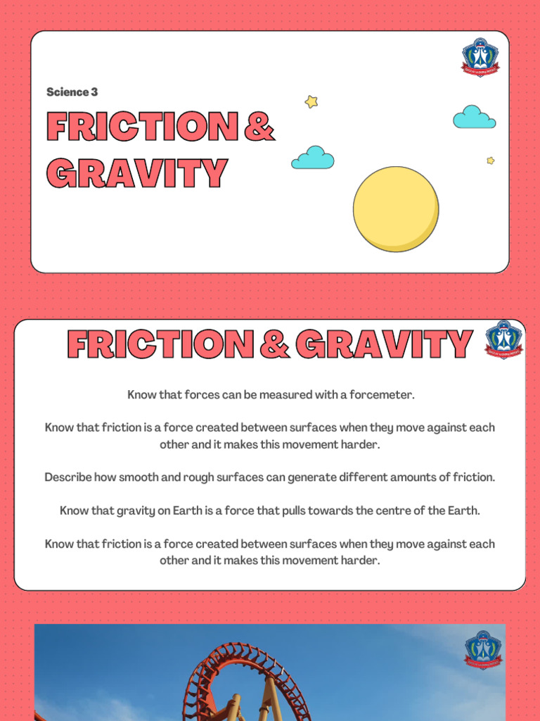 Friction and Gravity | PDF