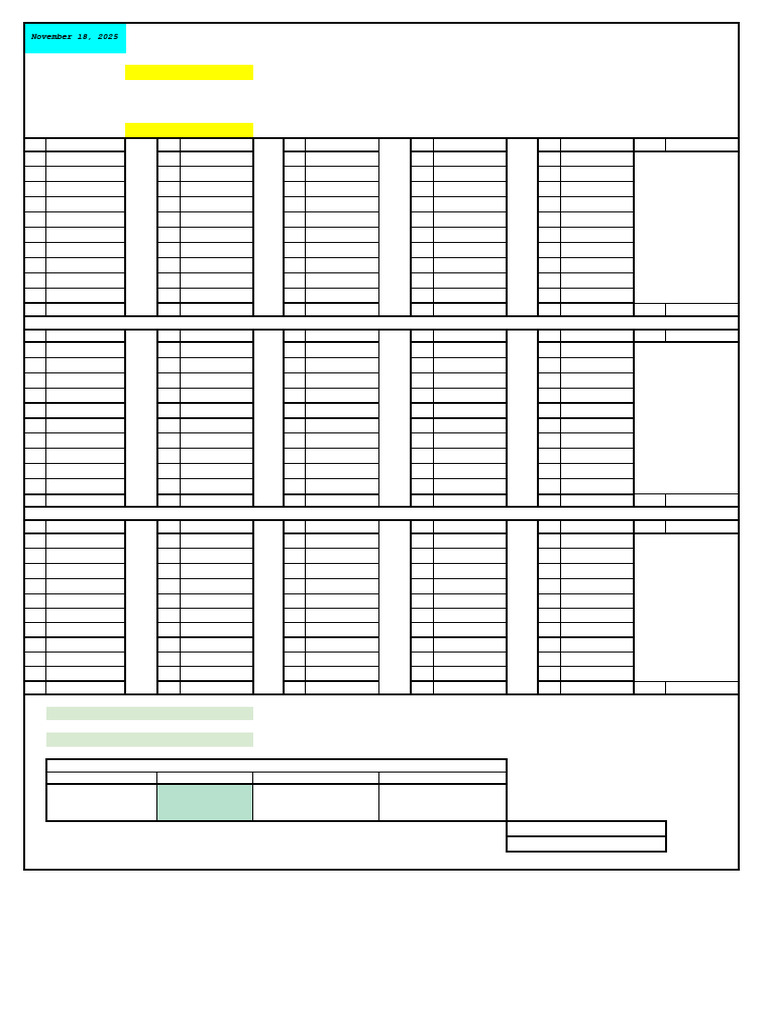 Atkins Tabulation Sheet - So571932-11-25 Malolos Ronald Nuevo Yap | PDF