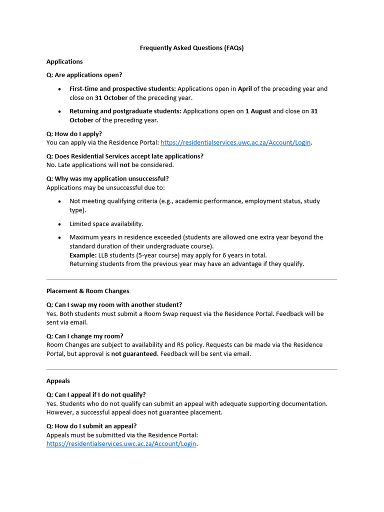 Frequently Asked Questions | PDF