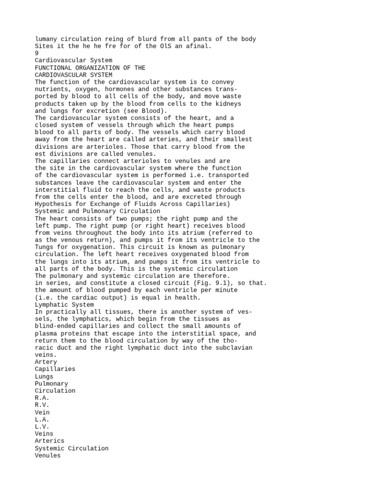 Extracted Text | PDF | Heart Valve | Circulatory System